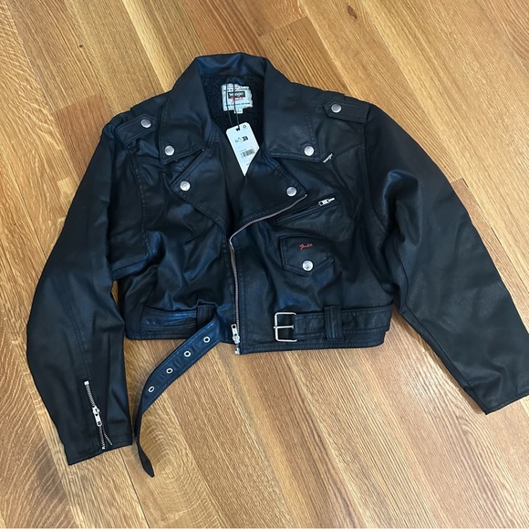 Wrangler | Jackets & Coats | Nwt Wrangler X Fender Womens Cropped Moto ...